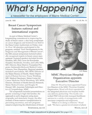 "What's Happening: June 28, 1995" by Maine Medical Center