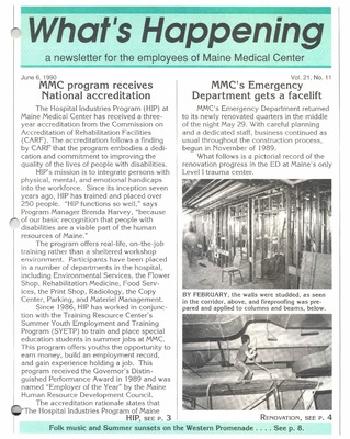 "What's Happening: June 6, 1990" by Maine Medical Center