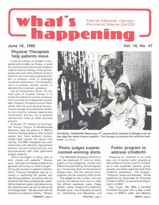 "What's Happening: June 19, 1985" by Maine Medical Center